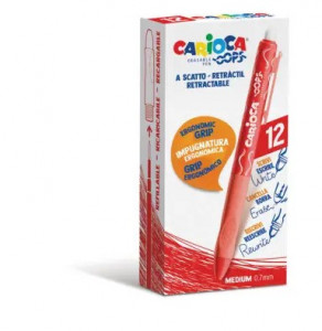 43043/03 Pix cu radiera CARIOCA box 12pcs Red | Carioca