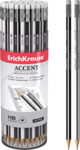 32856 Creion simplu with eraser ACCENT | ErichKrause