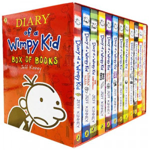 Diary of a Wimpy Kid Collection 17 Books Set by Jeff Kinney Big Shot ...