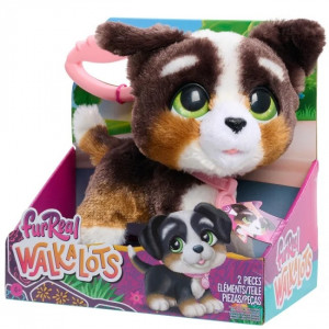 Jucarie interactiva Caine FURREAL Walk-a-Lots Bernedoodle Interactive ...