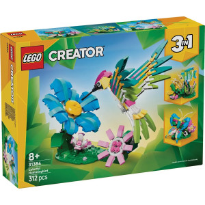 Lego 31384 WILD ANIMALS: COLORFUL HUMMINGBIRD | jocuri