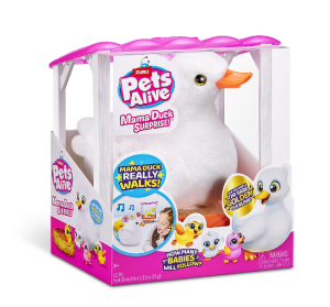 Pets Alive - Jucarie de plus interactiva, Mama Rata si bobocii sai Bulk ...