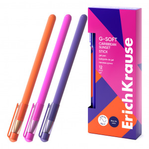 PIX gel 61295 ErichKrause G-Soft Stick Caribbean Sunset 0.38 blue (box ...