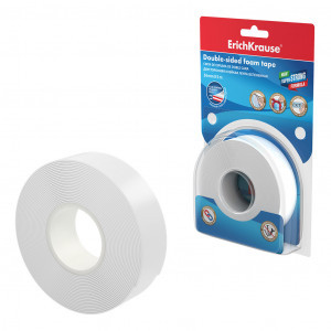 Scoci-dublu 58745 ErichKrause, white, 1mmx24mmx5m (blister 1 pcs)______