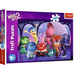 Trefl 16477 Puzzles - 100 - Inside Out / Disney Inside Out 2 | jocuri